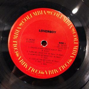 Columbia | Media | Loverboy Self Titled Promo Vinyl Record Jc 36762 98 ...
